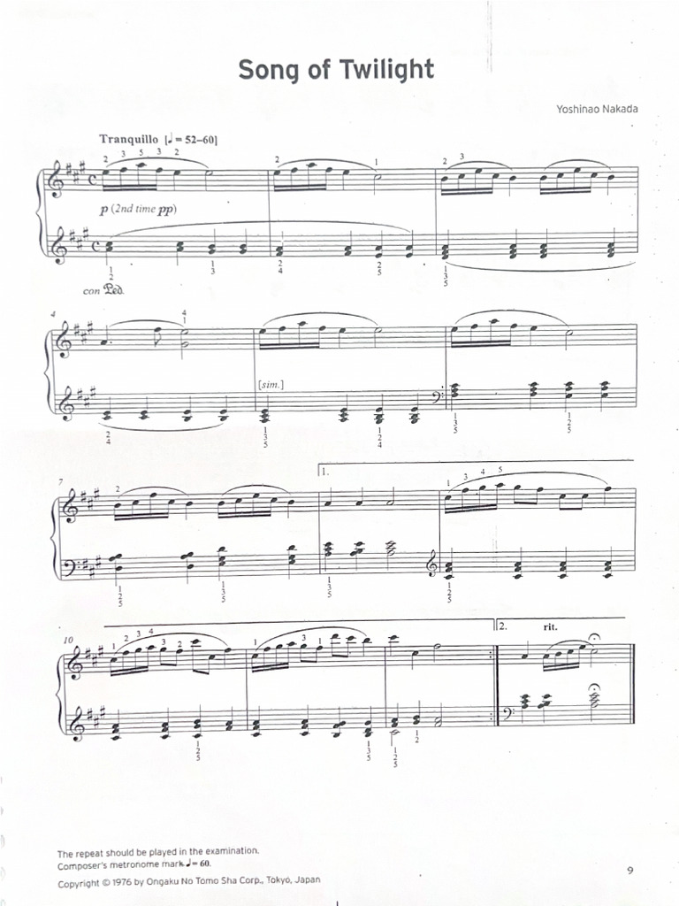 Song of Twilight | PDF