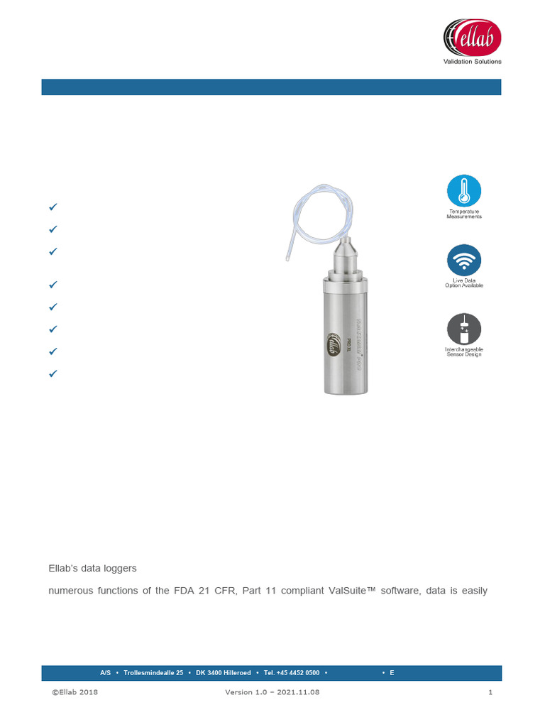 TSP XL Smart Flexible Temperature Sensor | PDF | Sensor | Temperature
