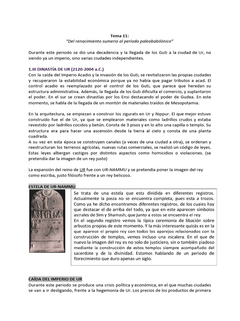 Historia de Ur: De Sumeria a Babilonia | PDF | Ur | Hammurabi