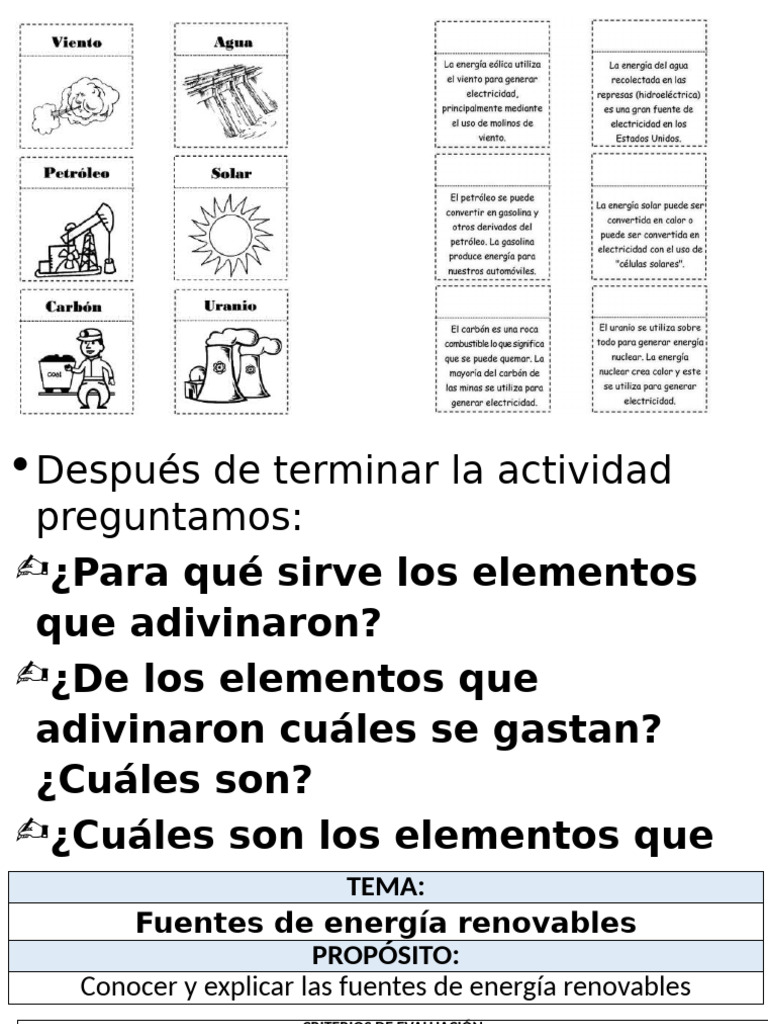Fuentes de Energía Renovables: Guía Completa | PDF | Energía renovable ...