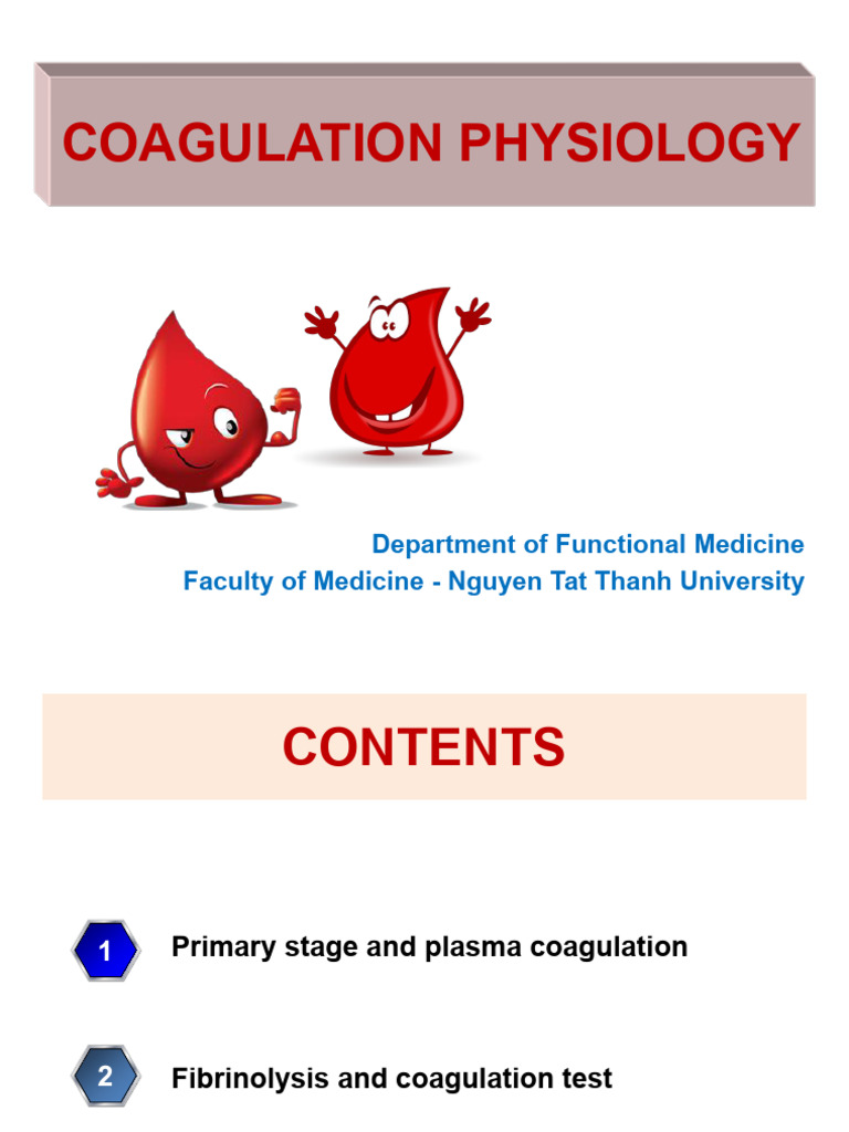 Coagulation Physiology 2025 | PDF | Coagulation | Platelet