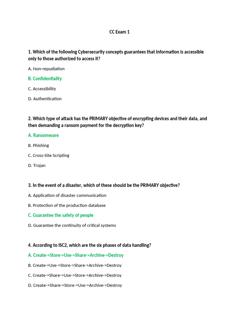 CC | PDF | Information Security | Security