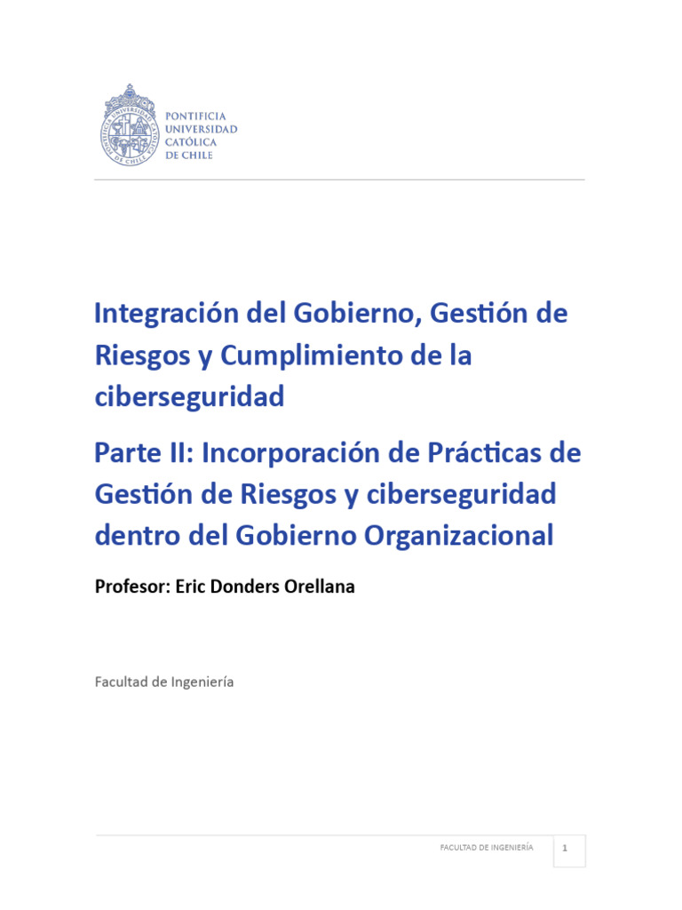 C2 - Integración Del Gobierno Gestión de Riesgos y Cumplimiento de La ...