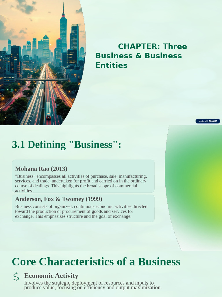 Chapter 3 Business Law | PDF | Partnership | Sole Proprietorship