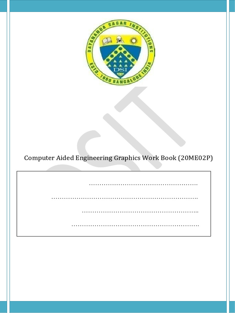 20ME02P final 24-25 | PDF | Computer Aided Design | Technical Drawing
