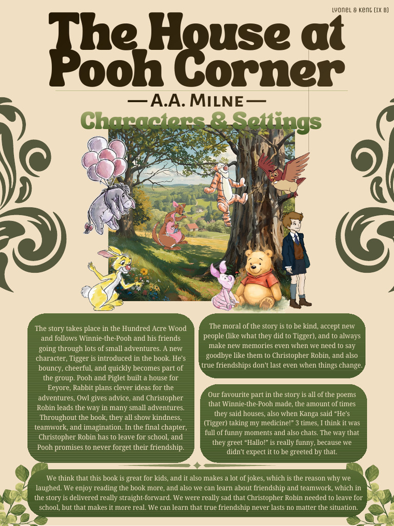 Friendship Lessons in Pooh Corner | PDF