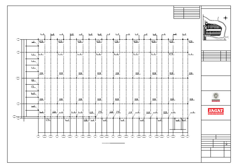 Warehouse Column Plan - Sheet 2 | PDF