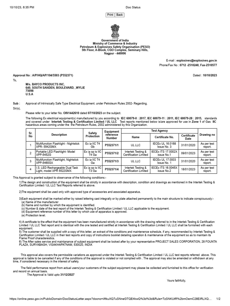 Peso Cert1 | PDF