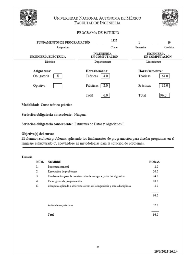 Fundamentos de Programación-1 | PDF | Programación de computadoras | Software
