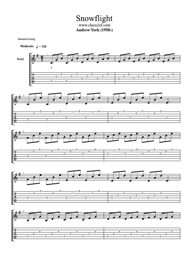 Snowflight Tabs | PDF