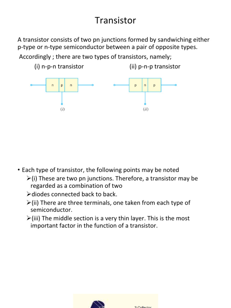 Understanding Transistor Types and Functions | PDF | Bipolar Junction ...