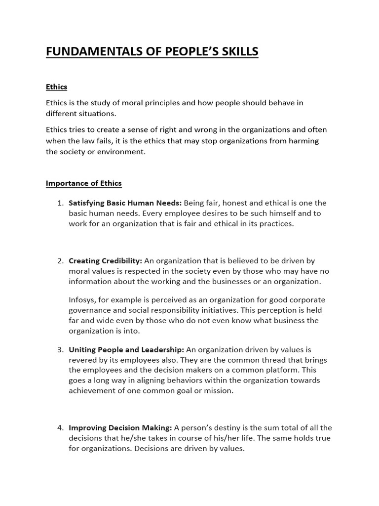 Essentials of Ethics and Entrepreneur Skills | PDF | Résumé ...