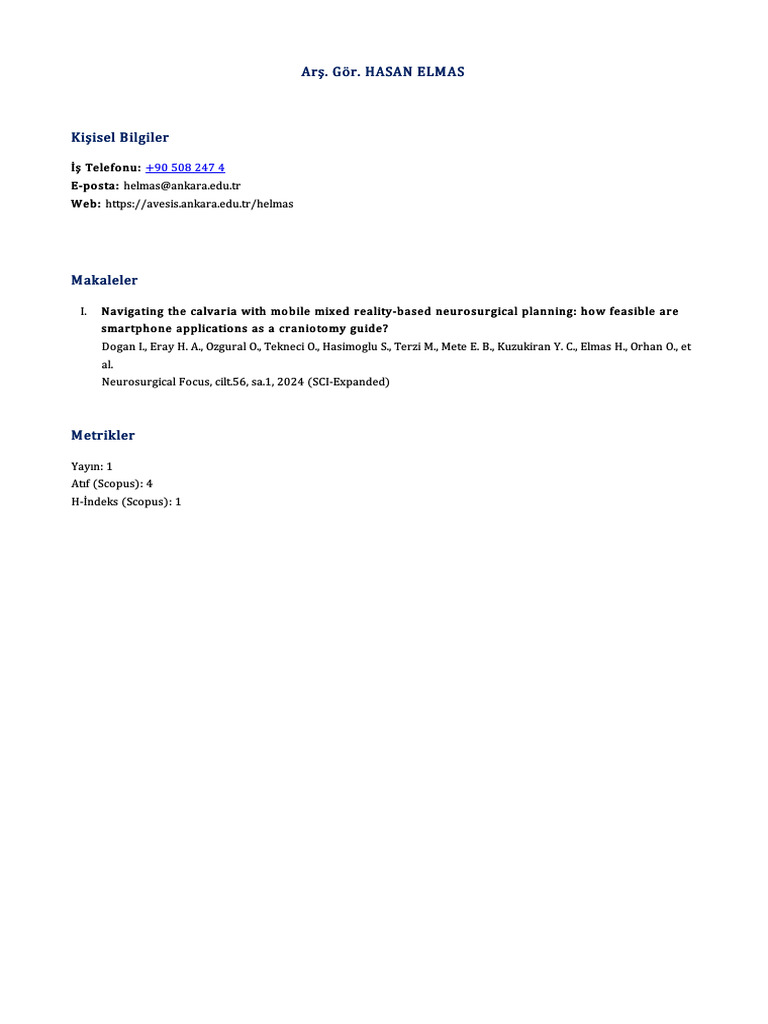 Hasan Elmas | PDF