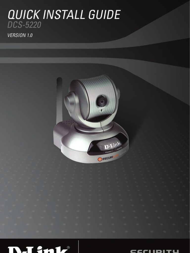 DCS-5220 A1 QIG v1.0 | Download Free PDF | Installation (Computer Programs) | Surveillance