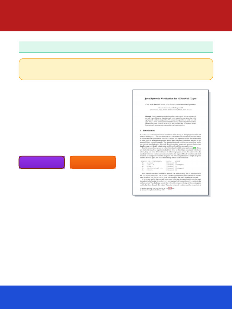 Java Bytecode Verification for NonNull Types 1st Edition by Chris Male ...