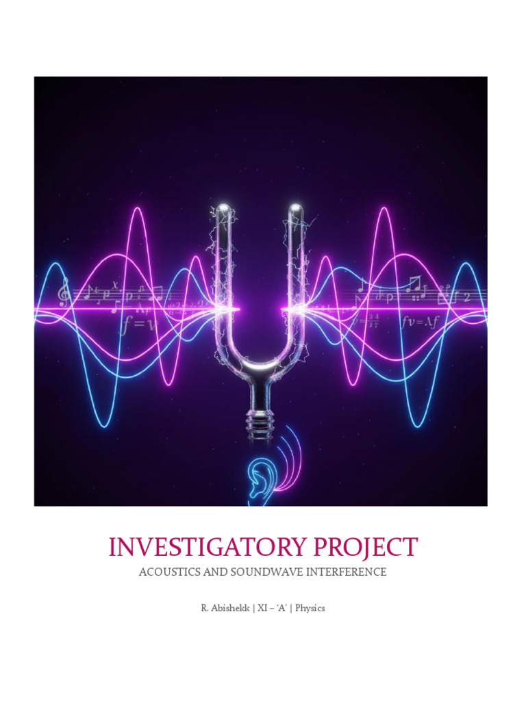 Soundwave Interference Project Insights | PDF | Sound | Frequency