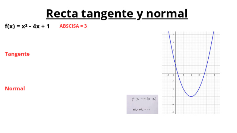 Recta Tangente y Normal | PDF