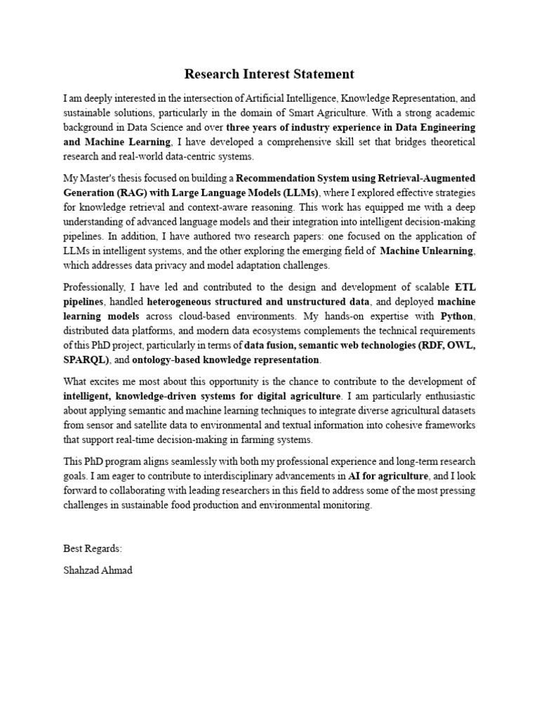 Statement of Interest | PDF