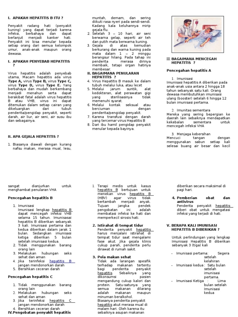 Leaflet Hepatitis B | PDF