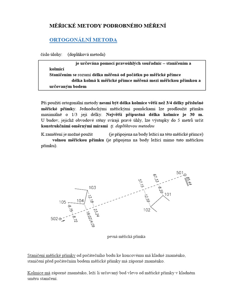 Stud Text - Ortogonální Metoda | PDF