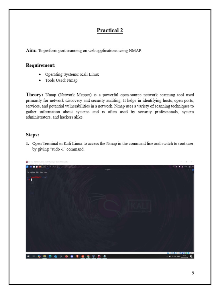 Nmap Port Scanning Guide for Web Apps | PDF
