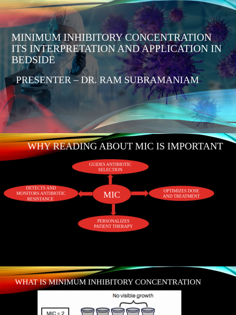 Understanding Minimum Inhibitory Concentration | PDF