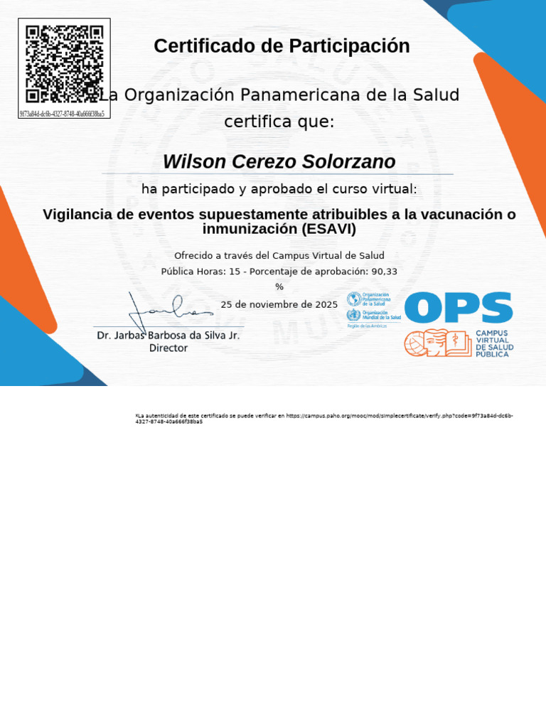 Vigilancia de Eventos Supuestamente Atribuibles a La Vacunacion o ...
