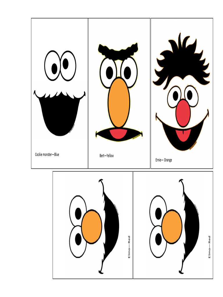 Faces Sesame Street | PDF