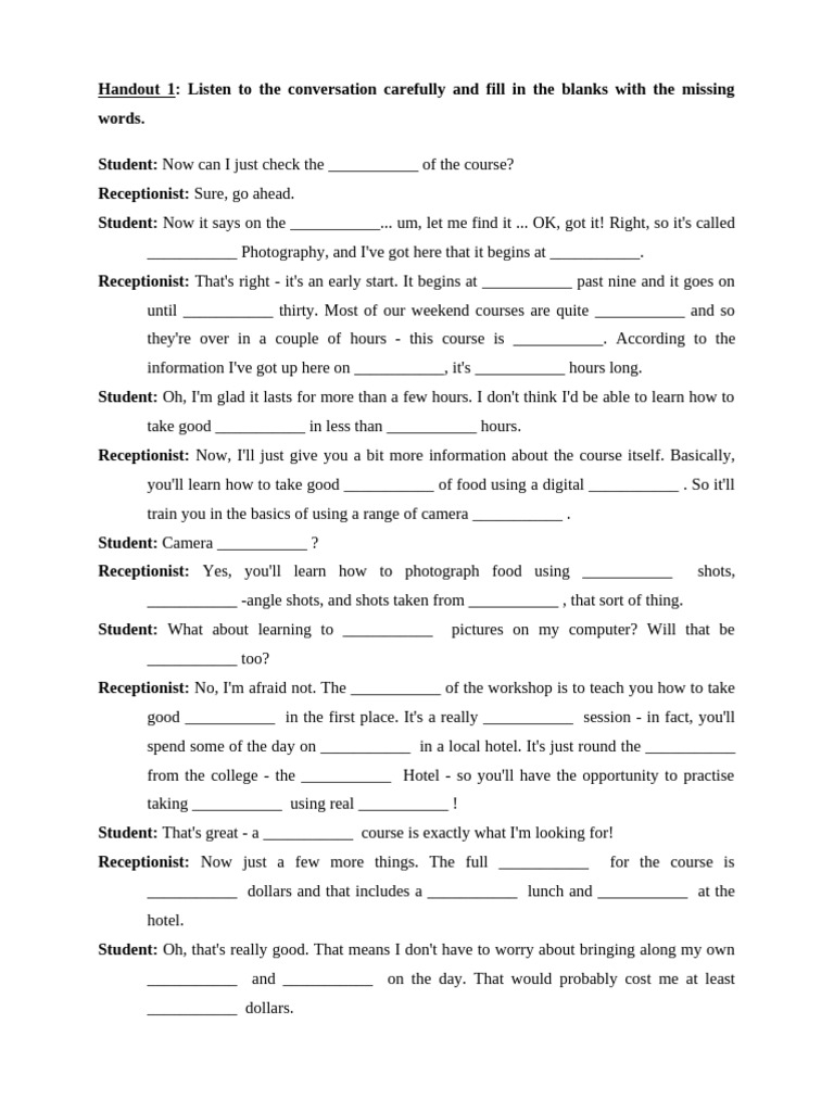Unit 3 - Handout 1 | PDF