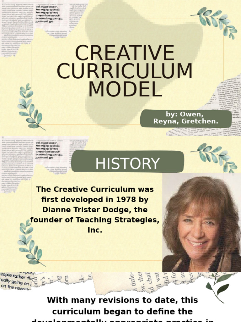 GROUP 3 Creative Curriculum Model 20250315 084137 0000 | PDF | Learning ...