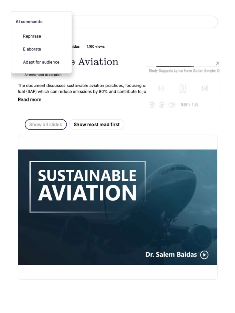 Sustainable Aviation Fuel Benefits | PDF | Aviation | Waste