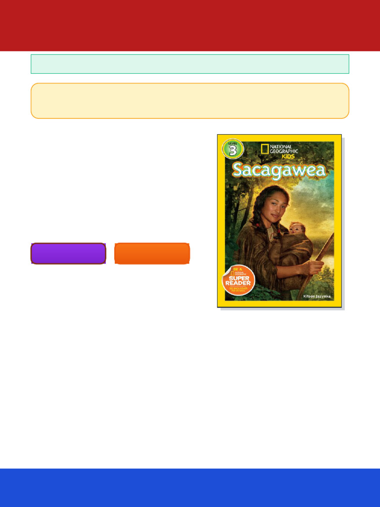National Geographic Readers Sacagawea Kitson Jazynka ebook available ...