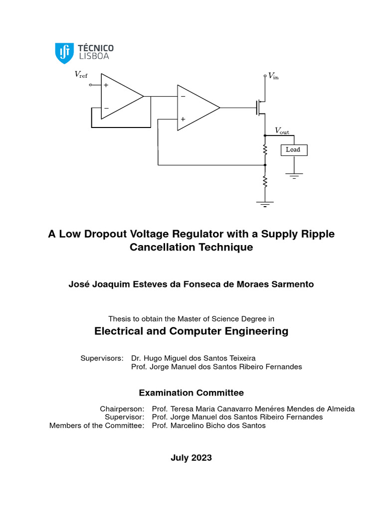 LDO Thesis 2 | PDF | Amplifier | Operational Amplifier