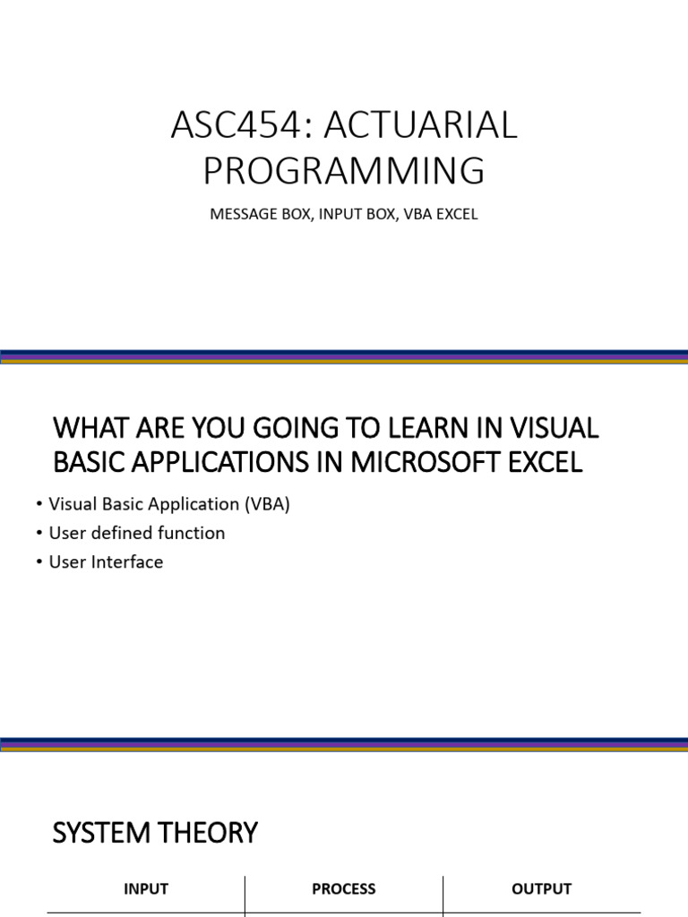 VBA EXCEL | PDF | Data Type | Parameter (Computer Programming)