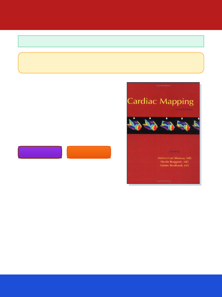 Cardiac Mapping 2nd Edition Mohammad Shenasa Ebook Enhanced Readability ...