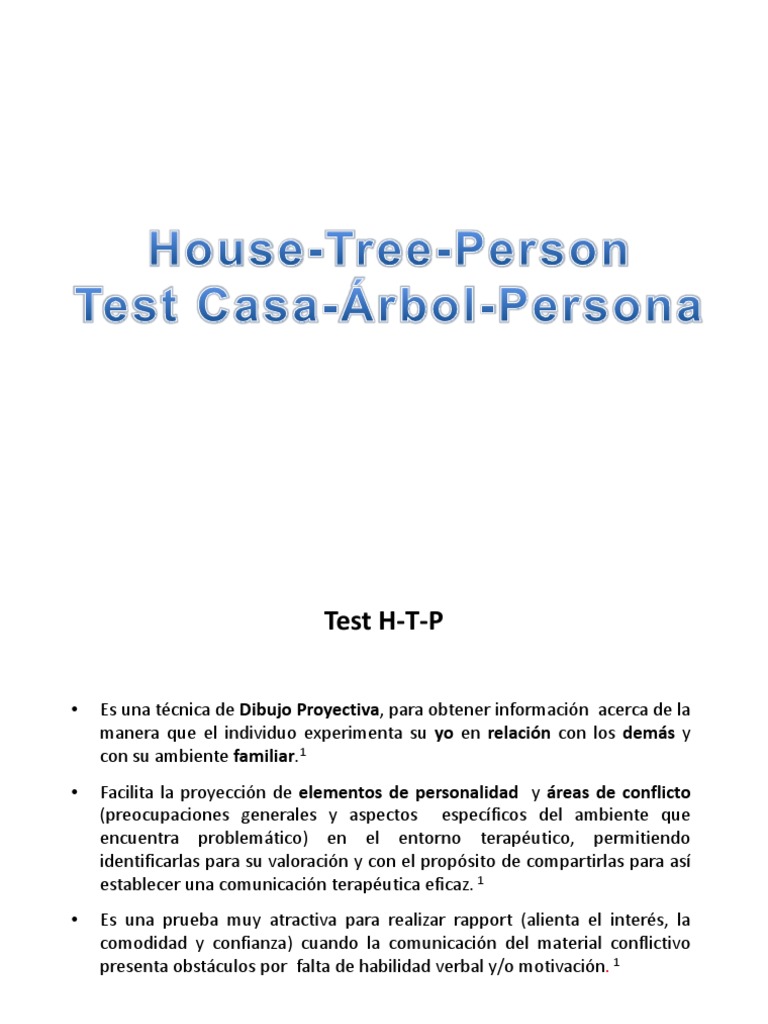House Tree Person | PDF | Adultos | Dibujo