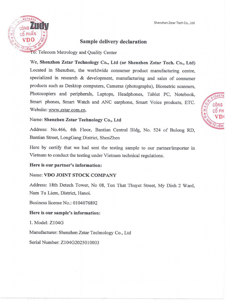 Sample Delivery | PDF