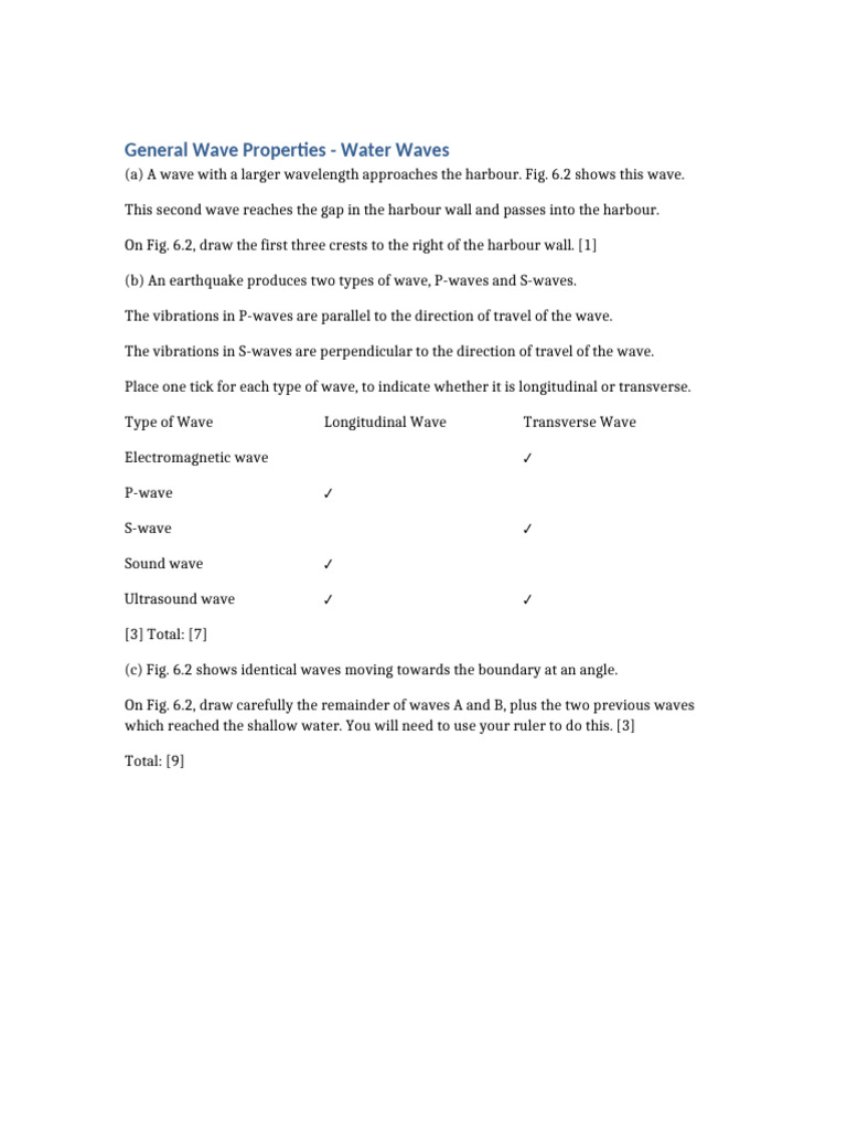 General Wave Properties | PDF