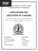 Execution Petition Draft Format | PDF | Lawsuit | Civil Law (Common Law)