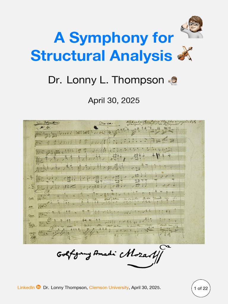 A Musical Analogy For Structural Analysis | PDF | Structural Analysis ...