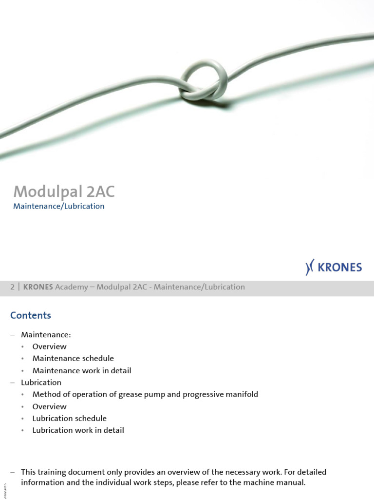 Modulpal 2AC Maintenance Guide | PDF | Pump | Valve