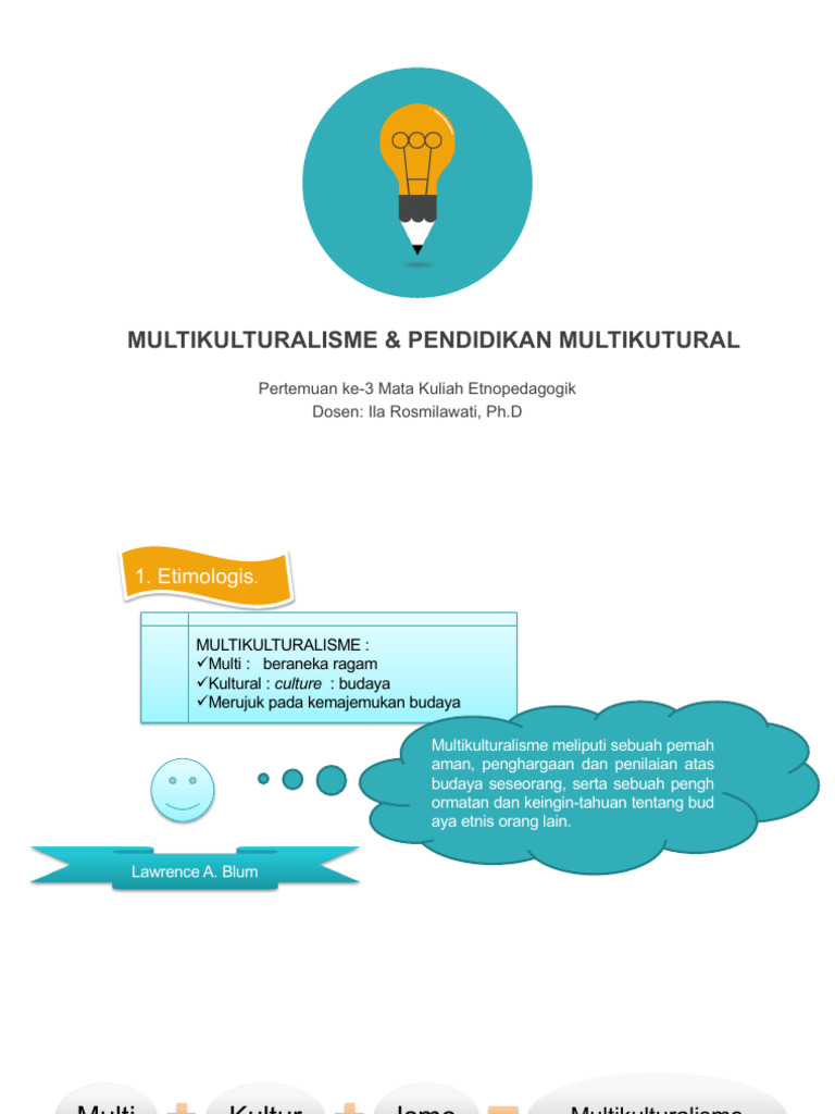 Pertemuan 3 Pendidikan Multikultural Pptx | PDF