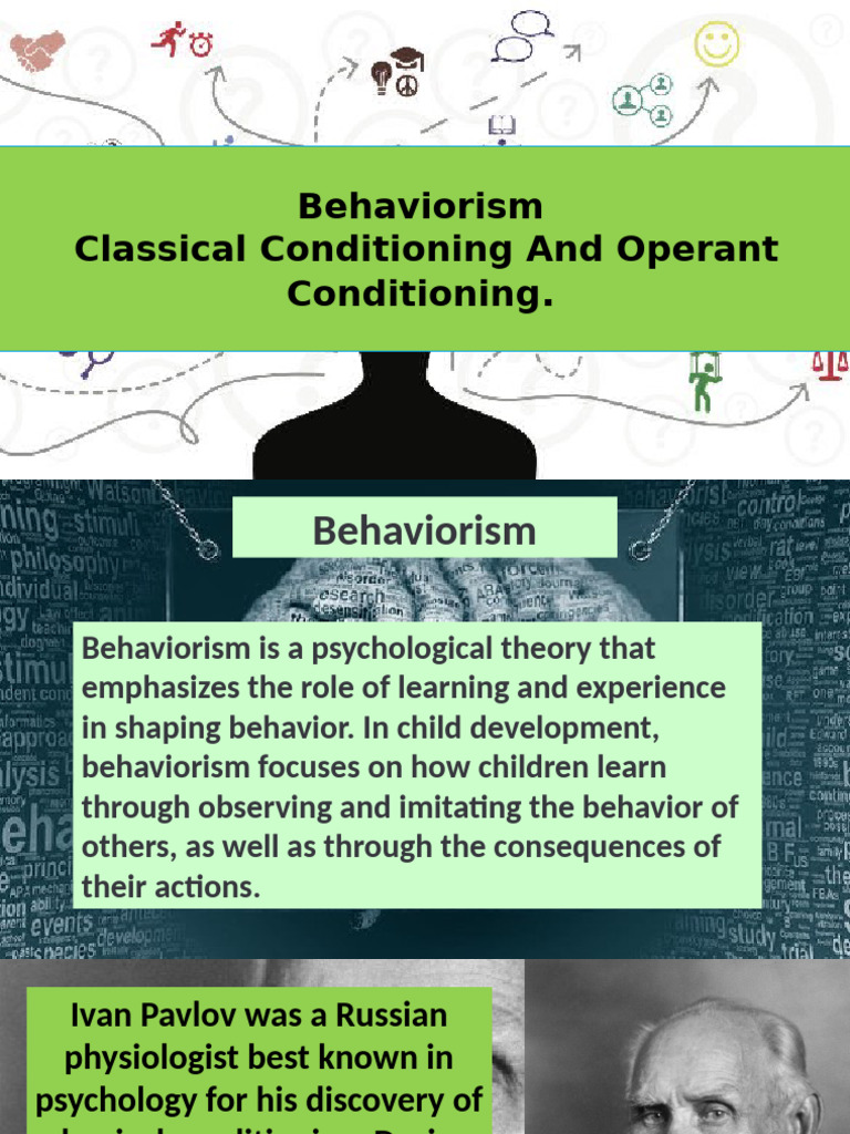 Behaviorism. Classical Conditioning and Operant Conditioning | PDF ...