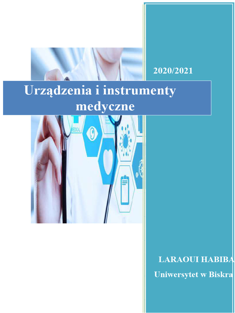 Urządzenia medyczne - kurs | PDF