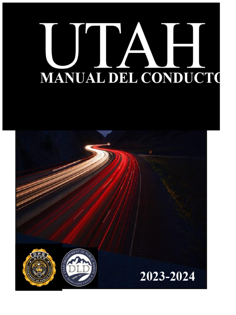 Utah - Manual Del Conductor V2 2023 - 2024 | PDF | Licencia de conducir ...