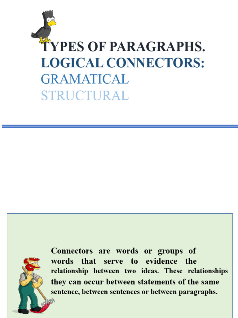 Understanding Logical Connectors in Writing | PDF | Paragraph