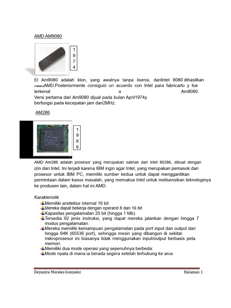 Prosesor Amd | PDF