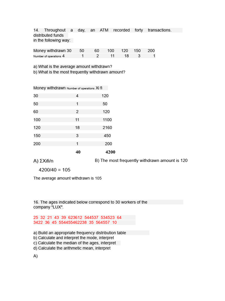 Week 3 Task Descriptive Statistics (Incomplete) | PDF