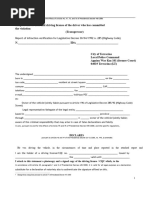 AARTO 08 Representation Form Guide | PDF