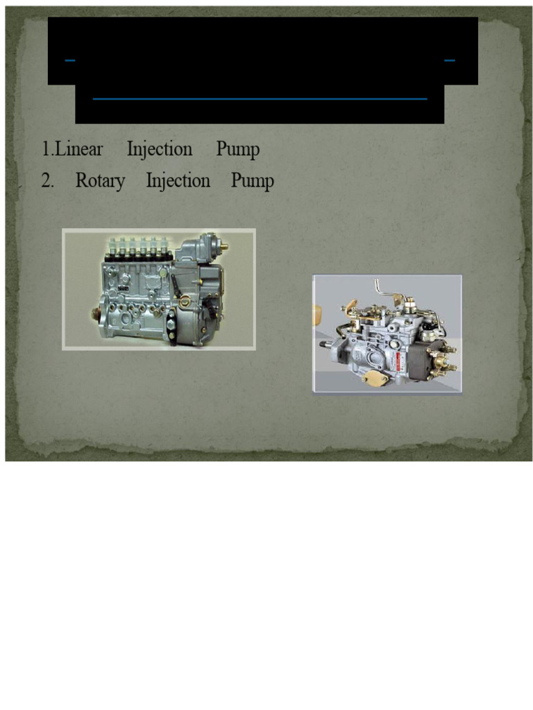 Wear of the Elements of the Diesel Injection Pump | PDF